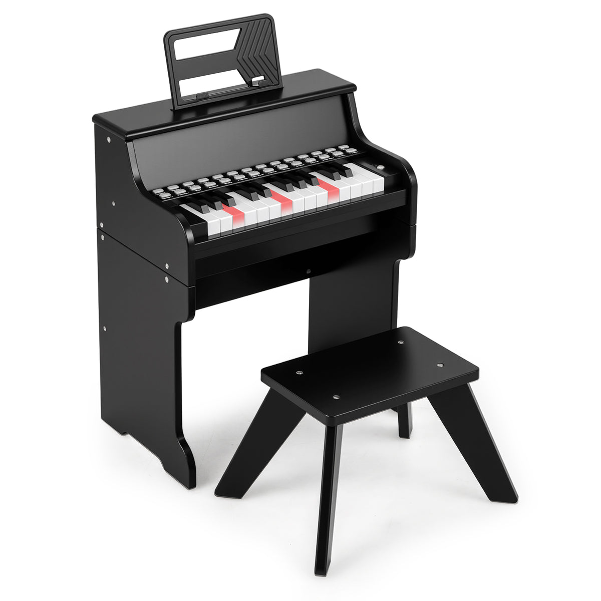 25 Keys Kids Piano Keyboard with Stool for Boys and Girls Aged 3+ Year ...
