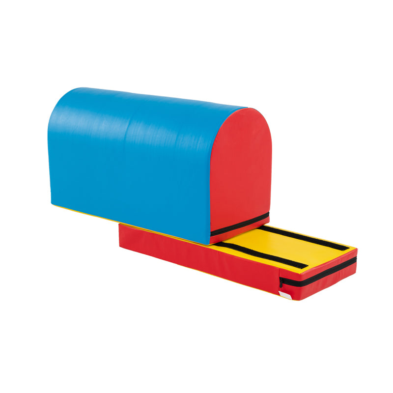Mailbox Tumbling Aid Trainer, Gymnastics Vaulting Box w/ Detachable Ma ...