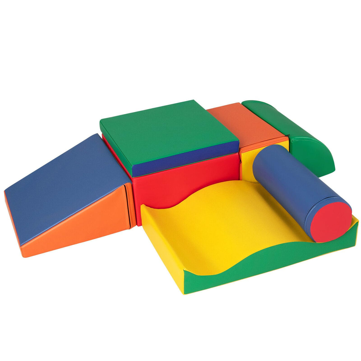 Kids Crawl & Climb Foam Play Set, 7-Piece - BABY JOY – Babyjoy