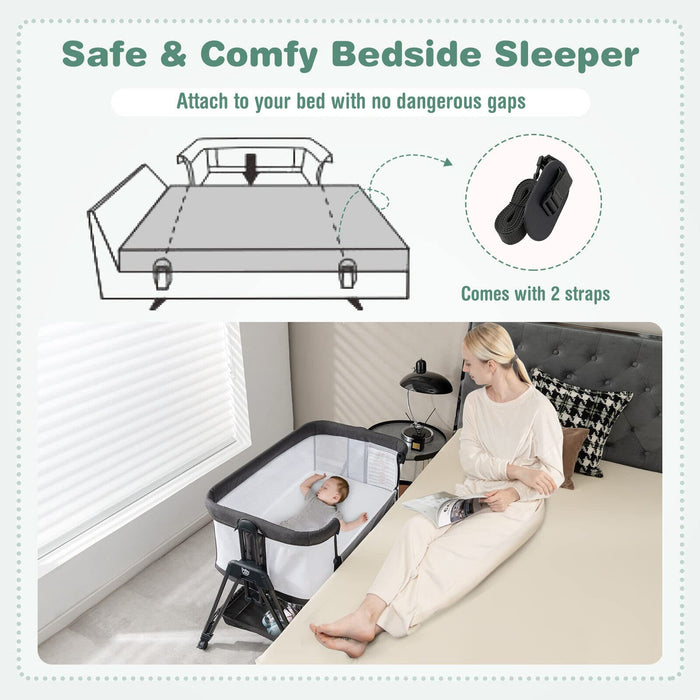 Baby Bassinet | Portable Bassinet | Baby Travel Cot - BABY JOY – Babyjoy