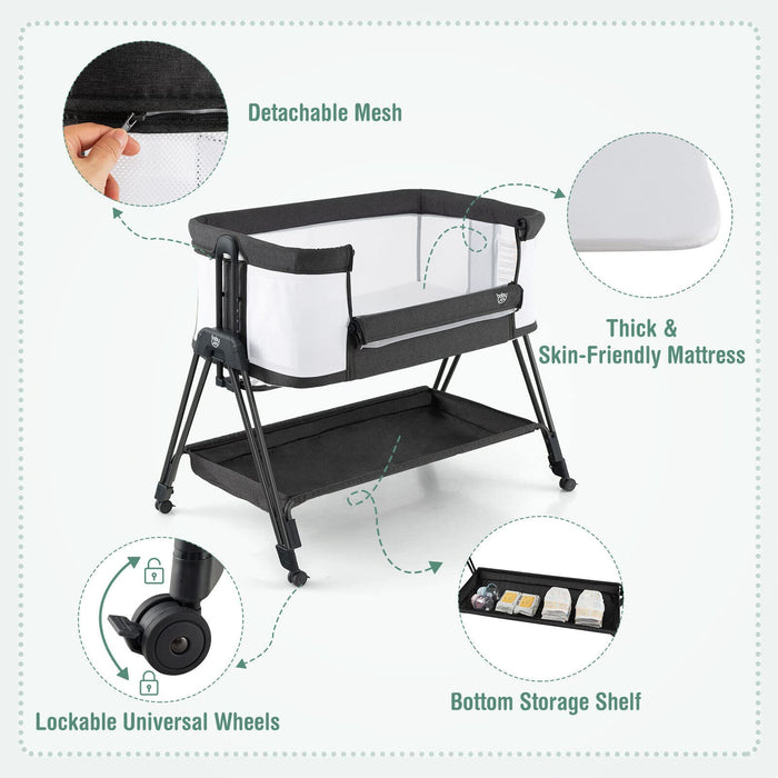 Baby Bassinet | Portable Bassinet | Baby Travel Cot - BABY JOY – Babyjoy